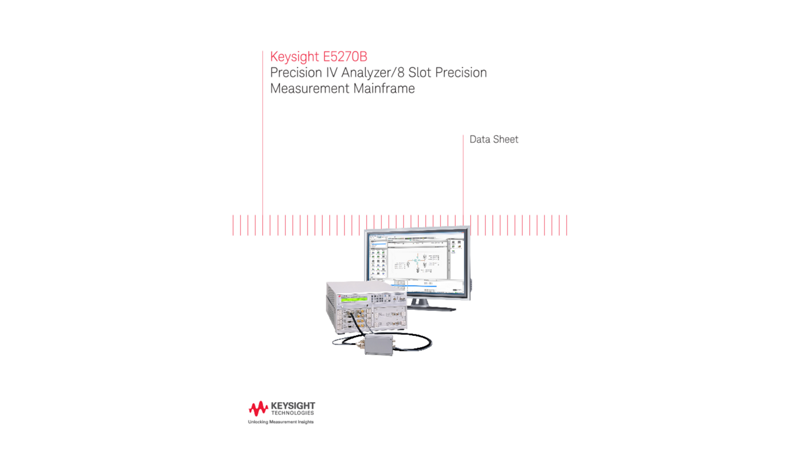 E5260A + E5270 Modular Source Measure Units | Keysight
